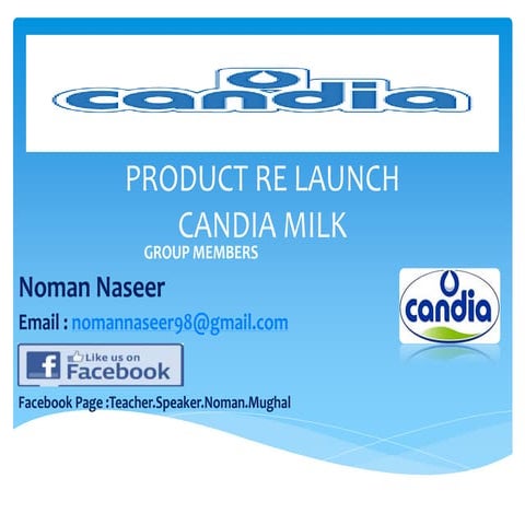 Product Re Launch Candia Milk | PPTX