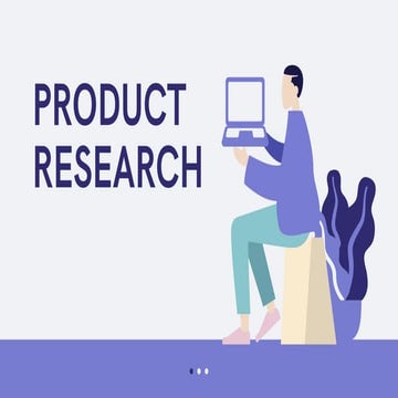 PRODUCT RESEARCH | PDF