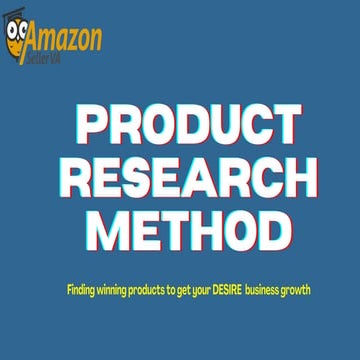 Product Research | PPTX
