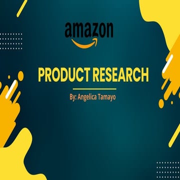 product research | PPT