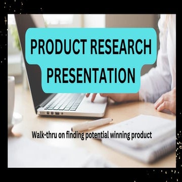 Product Research Presmat | PDF