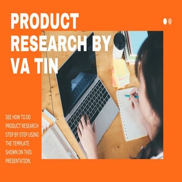Product Research Step by-Step | PPT