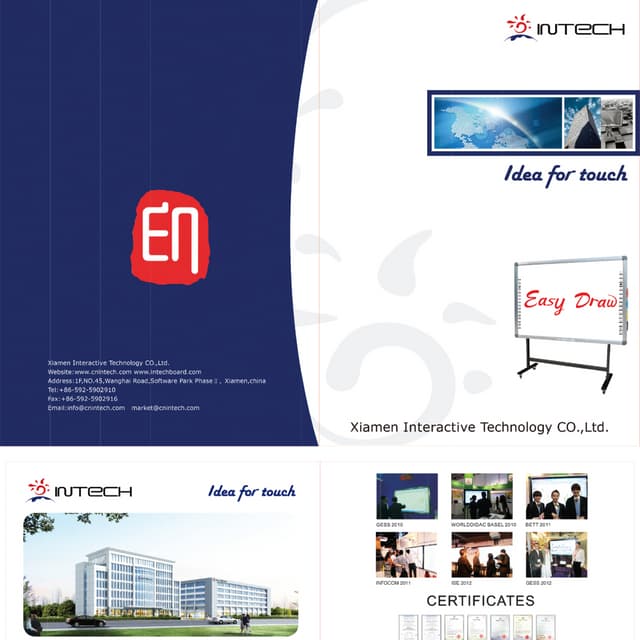 INTECH All Series Interactive Whiteboard Manual | PDF