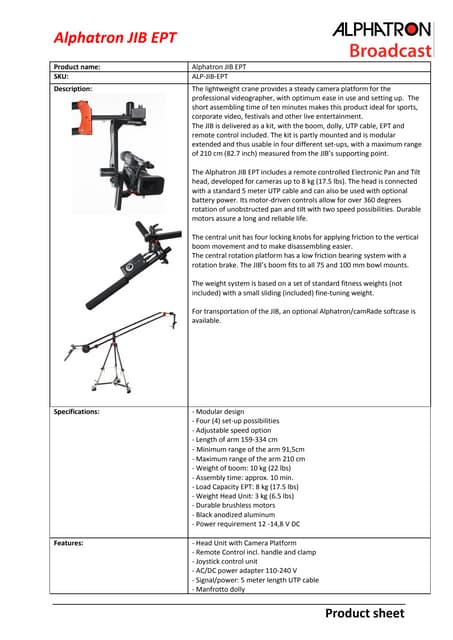 alphatron evf eng bracket | PDF
