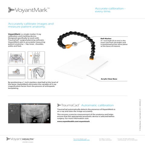 VoyantMark Accurate Calibration Flyer | PDF