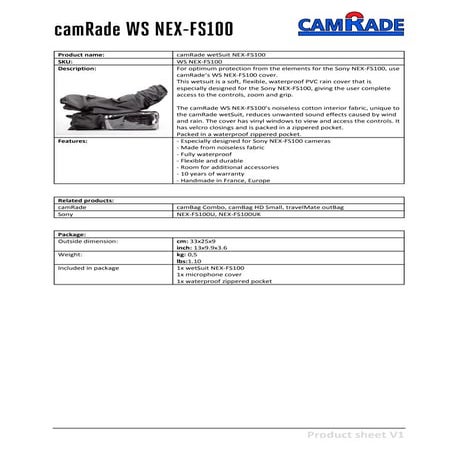 Camrade WS 2 for ENG style cameras brochure | PDF