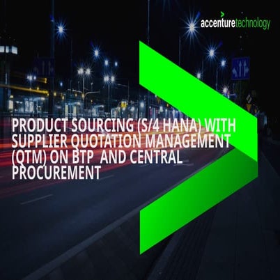 Product Sourcing and Central Procurement on S4 HANA.pptx