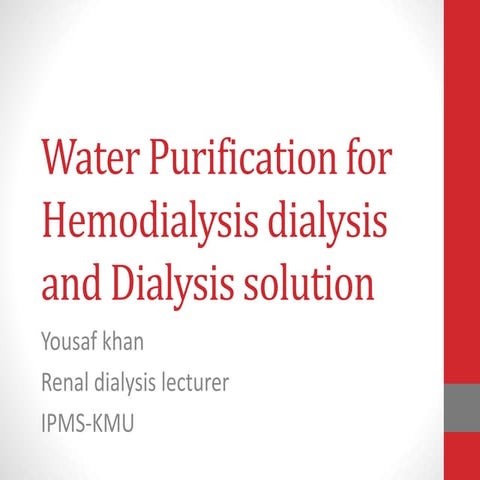 Dialysate | PPTX