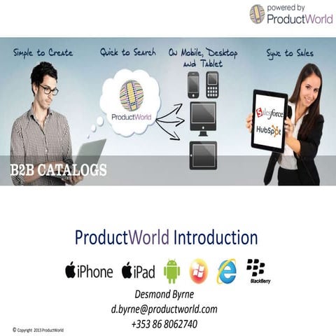ProductWorld B2B Catalog Apps | PPT