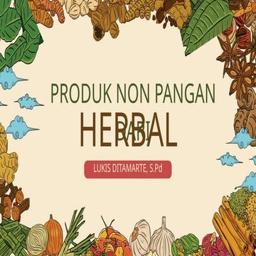 PRODUK NON PANGAN MATA PELAJARAN PRAKARYA | PPTX