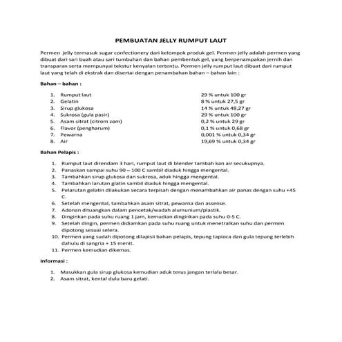 Produk rumput laut | PDF
