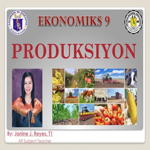 MGA SALIK NG PRODUKSIYON | PPTX