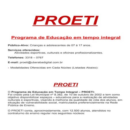 Proeti | DOC