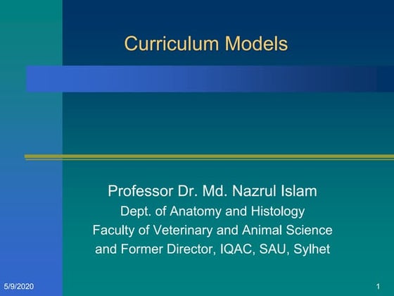 Curriculum models and types | PPT