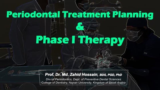 THE PERIODONTAL TREATMENT PLAN.ppt