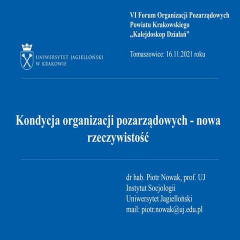 Prof.Piotr Nowak | PPT