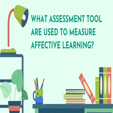 PROF ED 7 AFFECTIVE LEARNING MEASURES TOOLS | PDF