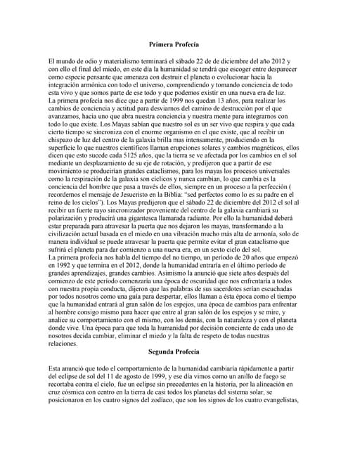 Las 7 profecias mayas | PPS