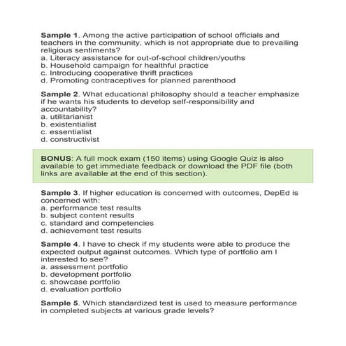 PROF ED.docx | Educational Assessment | Education