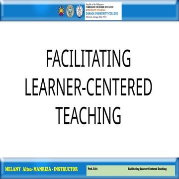 Professional Education Subject for BEED3 | PPTX