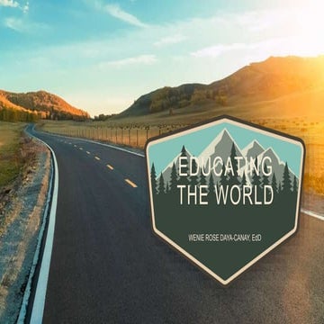 Prof ed - Educating the world.pptx