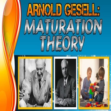 Comprehensive Overview of Child Development Theories by Gesell and ...