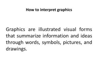Interpreting charts and graphs | PPT