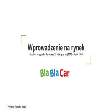 PR case study: Profeina dla BlaBlaCar | PPTX