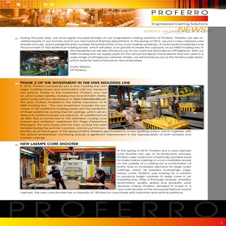Newsletter Proferro 4 | PDF