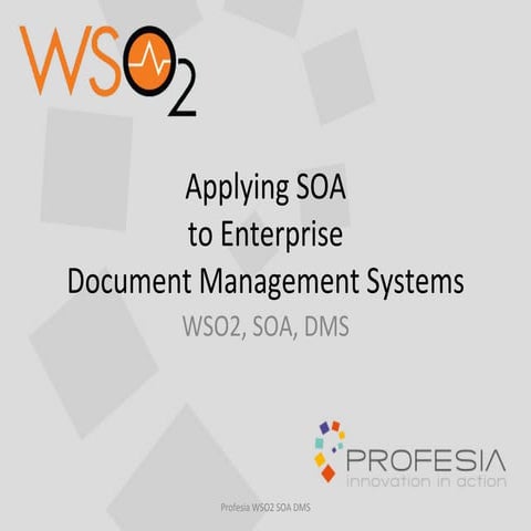 Applying SOA to an Enterprise Document Management Systems | PDF