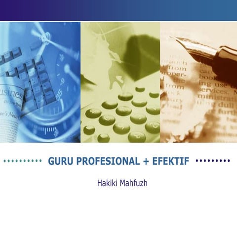 Guru Profesional dan efektif | PPTX