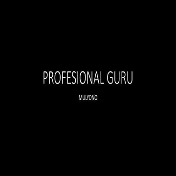 Profesional guru | PPTX