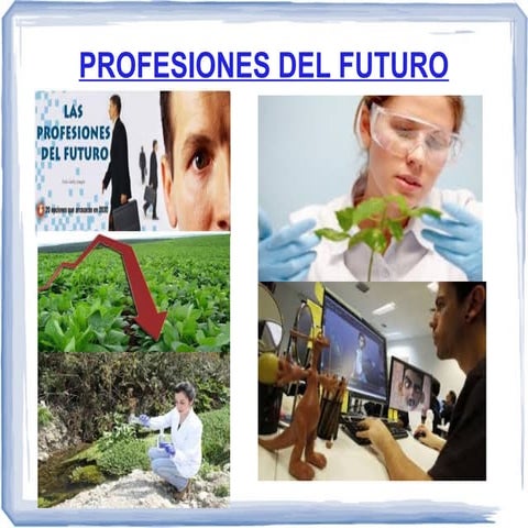 Profesiones del futuro yusef | PDF