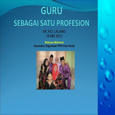 GURU SEBAGAI SATU PROFESION | PPT