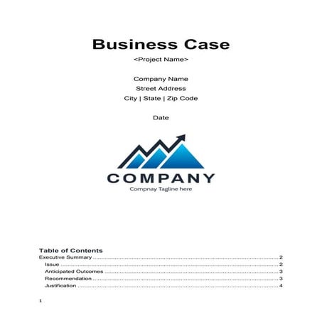 Professional Business Case | PDF