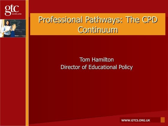 Professional Recognition Framework Sept 08 | PPT