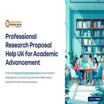 Professional-Research-Proposal-Help-UK-for-Academic-Advancement. | PDF