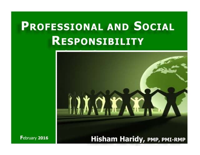 Ethics & professional responsibilities | PPTX