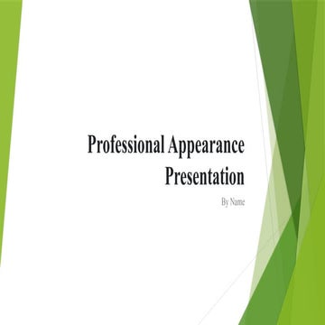 Professionalism in health care powerpoint | PPTX