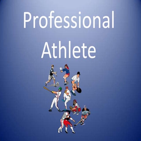 Professional athlete powerpoint | PPTX