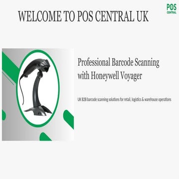 Professional Barcode Scanning with Honeywell Voyager.pptx