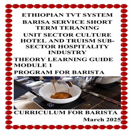 PROFESSIONAL Barista Occpation KNOWLEDGE AND SKILLS Book.pdf