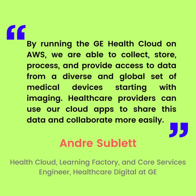 Generic Electric AWS Health care case study | PPTX