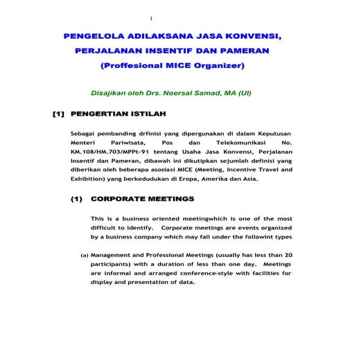 Professional conference organizer | PDF