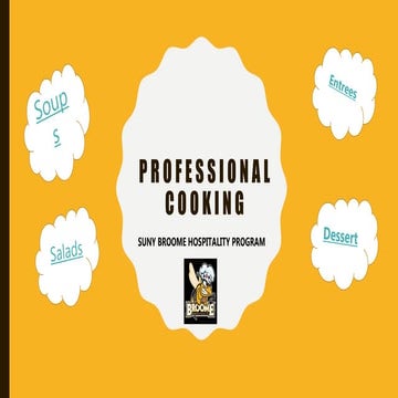 Professional cooking powerpoint | PPT