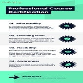 Advantages of Professional Course Certification Training | ecadema | PDF