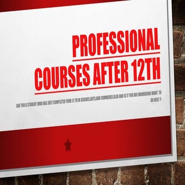 TOP Professional courses after 12th.pptx