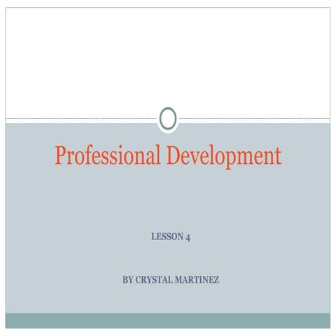 Professional development | PPT