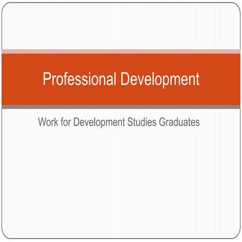 Professional development | PPTX