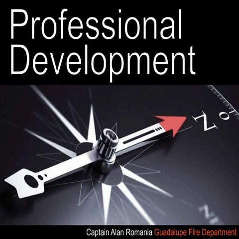 Professional Development for New Firefighters | PDF